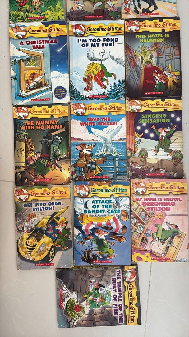 Geronimo Stilton Book Collection - Various Titles, Hobbies & Toys ...