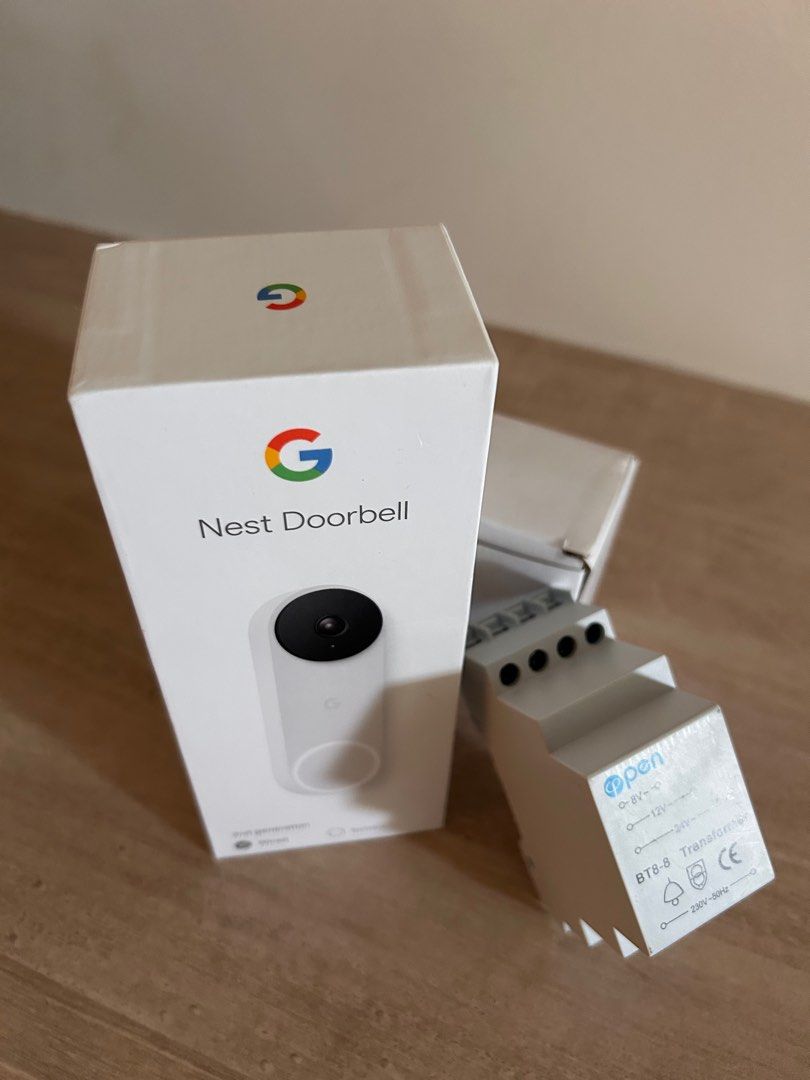 Google Nest Doorbell (Wired - 2nd Gen) + Power Adaptor and FOC ...