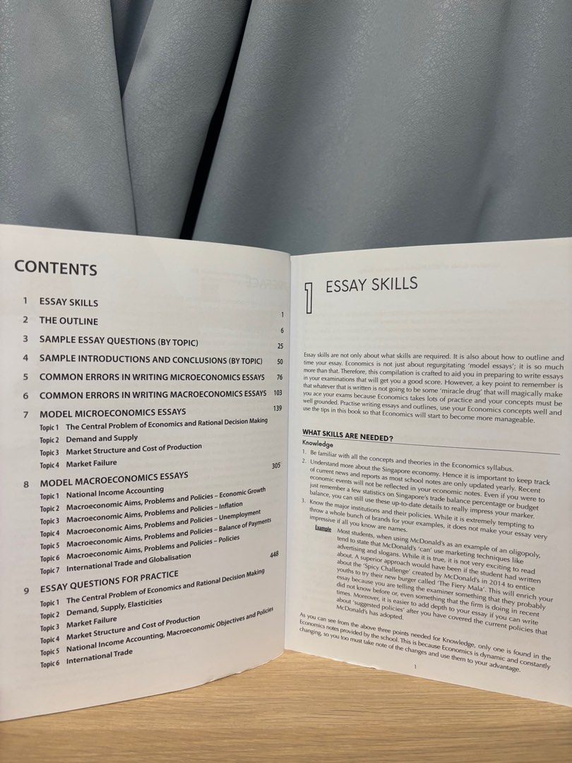 H2 Economics Essay Booklet by Dr Anthony Fok | A-Level Econs | Model ...