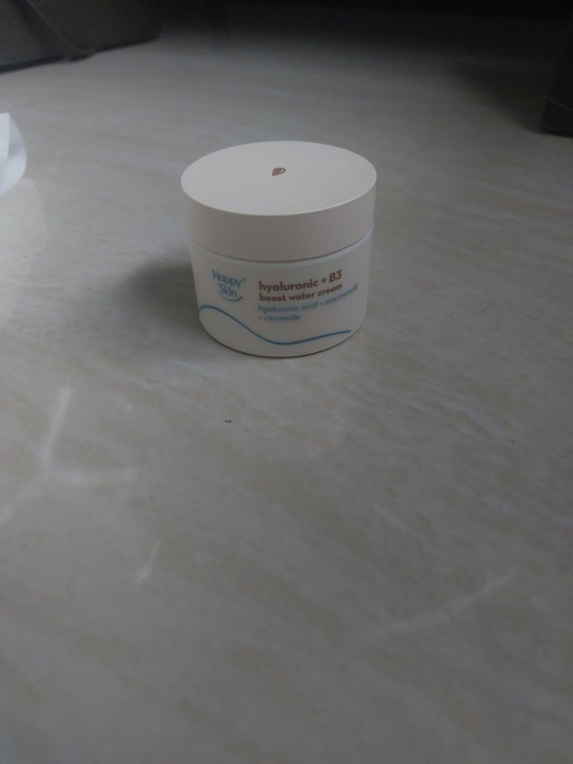 Happy Skin Hyaluronic + B3 boost Water Cream (50g), Beauty & Personal ...