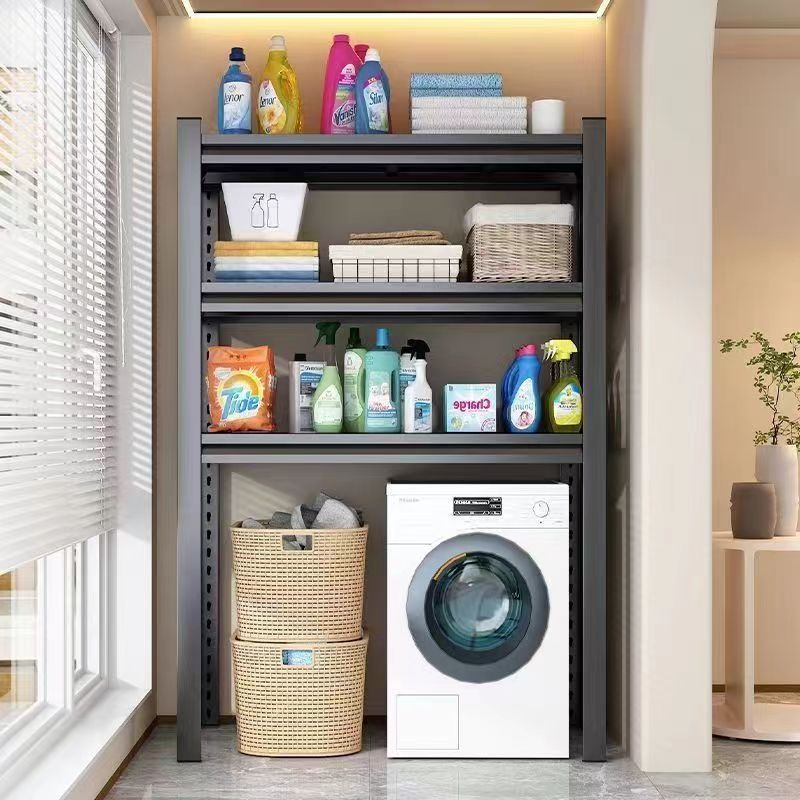 Heavy duty household shelves, multi-layer storage racks, balcony ...