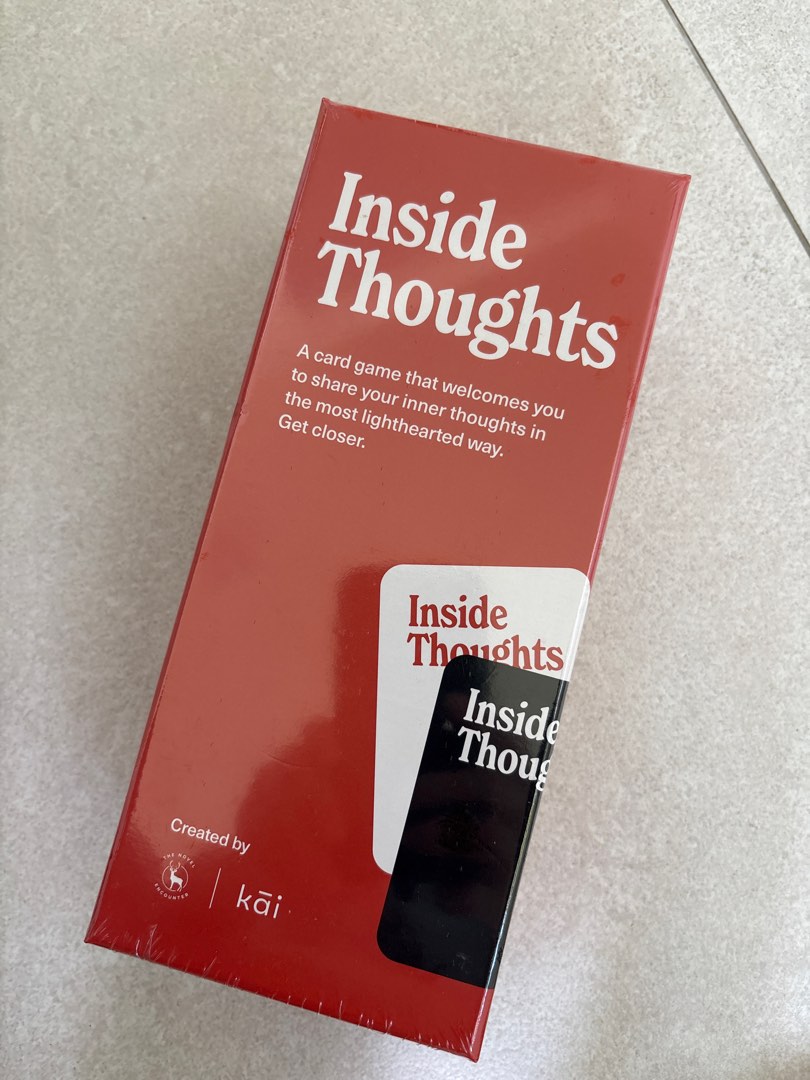 Inside Thoughts Card Game, Hobbies & Toys, Toys & Games on Carousell