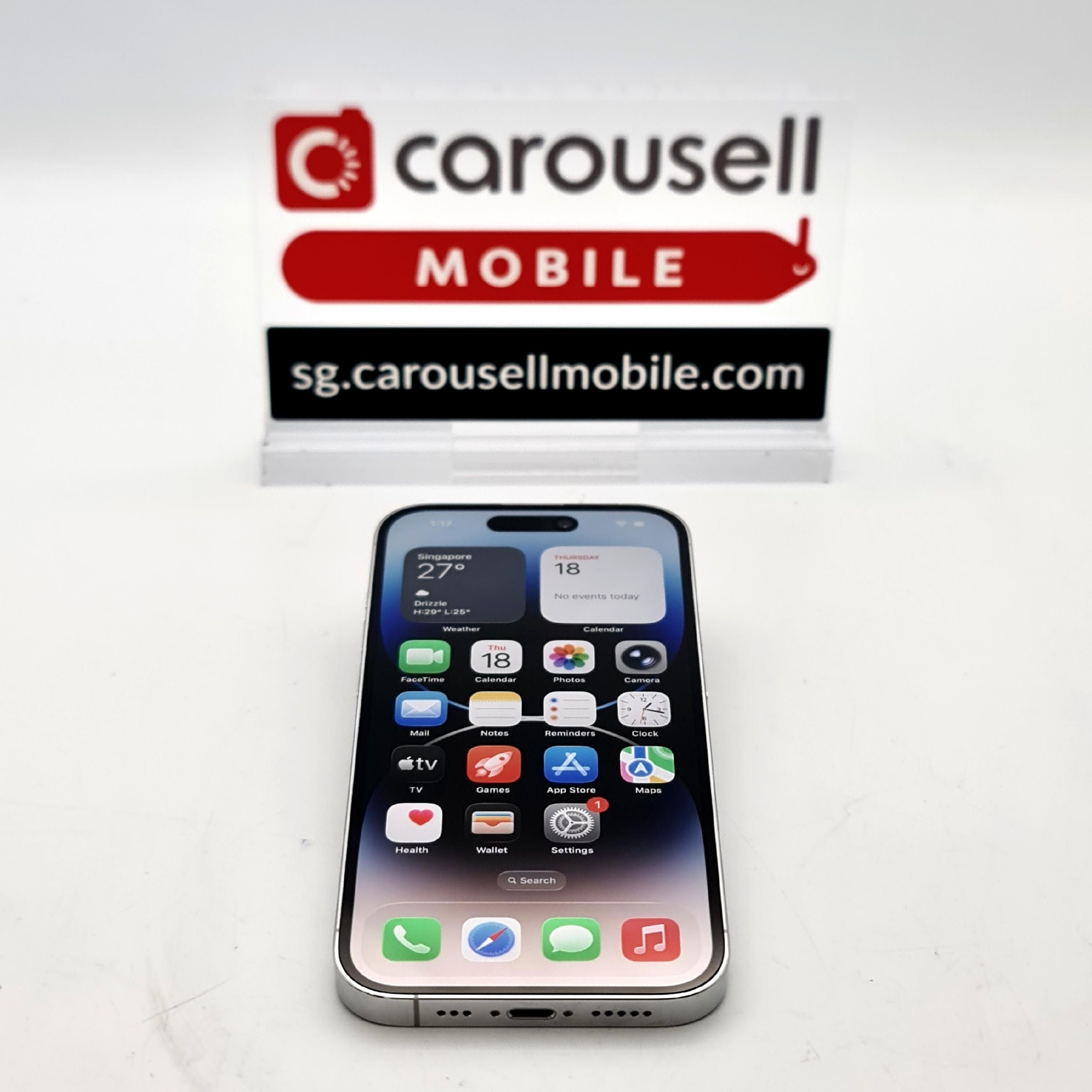 iPhone 14 Pro Silver 256GB, Mobile Phones & Gadgets, Mobile Phones ...