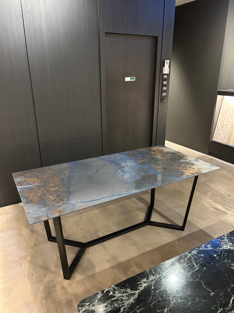 Italian Sintered Stone Dining Table, Furniture & Home Living, Furniture ...