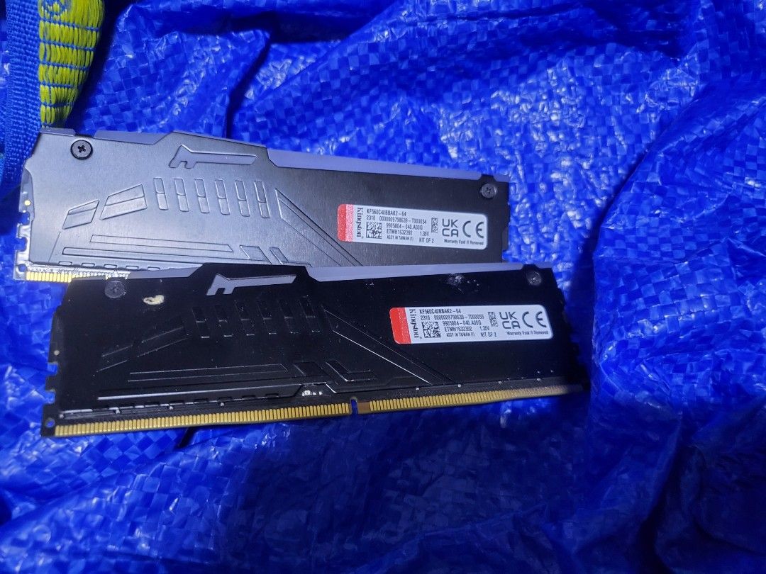 Kingston Fury Beast Black RGB XMP 64GB (2x32GB) 6000MT/s DDR5 CL40 DIMM ...