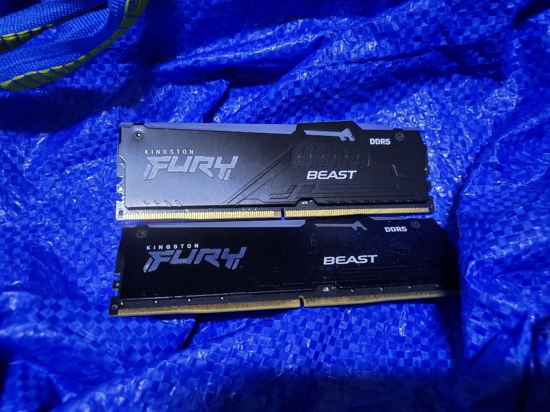 Kingston Fury Beast Black RGB XMP 64GB (2x32GB) 6000MT/s DDR5 CL40 DIMM ...