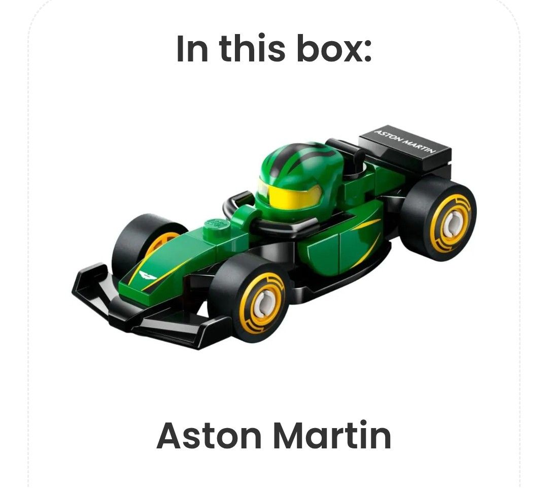 Lego Formula 1 Mini figure, Hobbies & Toys, Toys & Games on Carousell