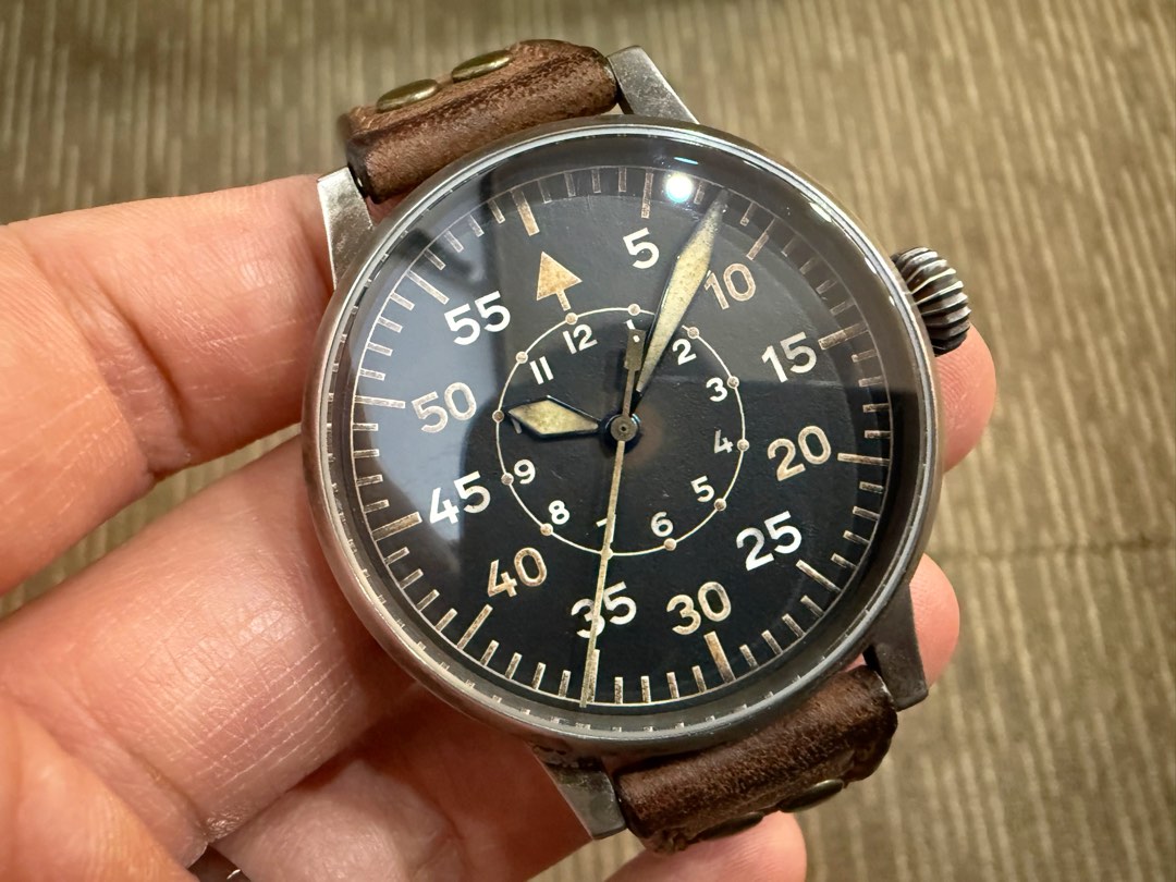 Like New Aug 21 Laco Pilot Flieger Black Original Kempten Erbstuck 39 ...