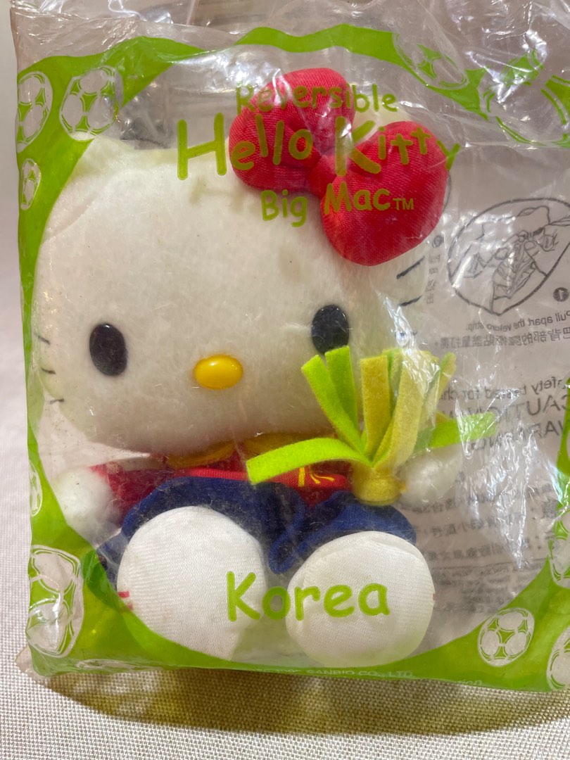 McDonald's Hello Kitty Big Mac Korea Plush Toy, Hobbies & Toys, Toys ...