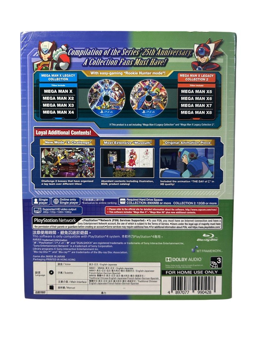 Mega Man X Legacy Collection 1 & 2 - PS4 PS5, Video Gaming, Video Games ...
