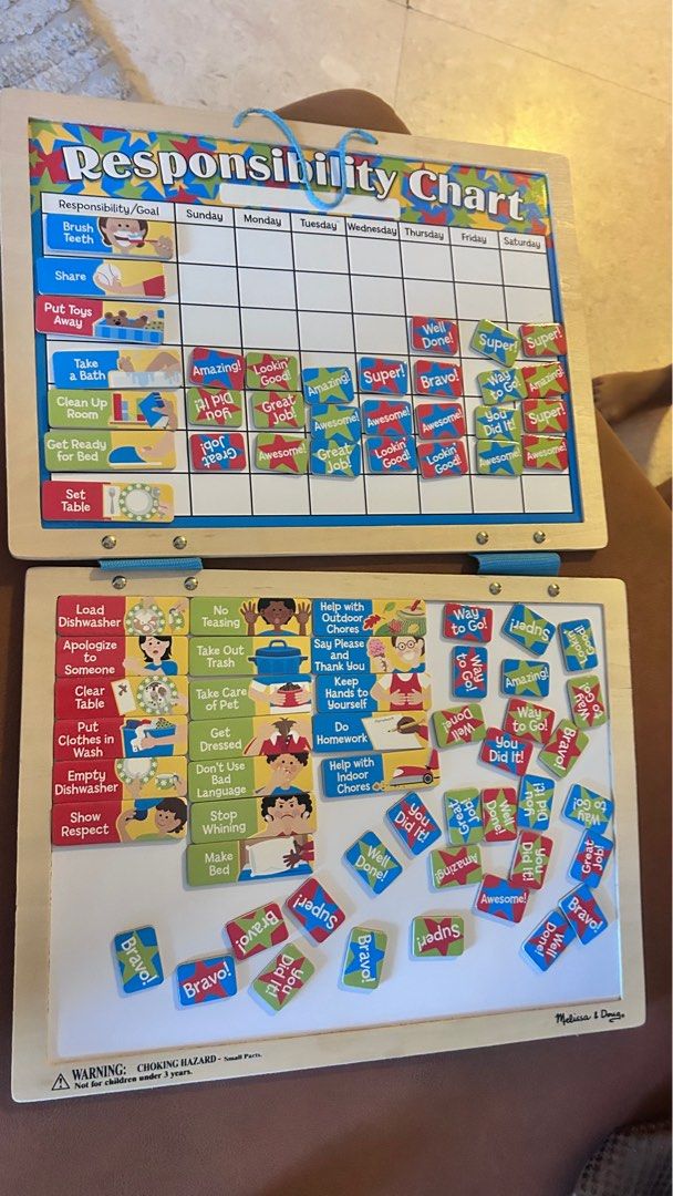 Melissa & Doug Magnetic Responsibility Chart, Babies & Kids, Infant ...