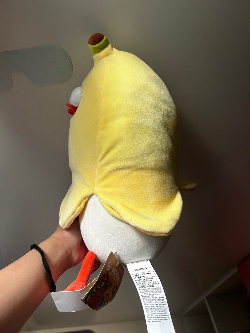 Miniso Banana Bird Plush Toy, Hobbies & Toys, Toys & Games on Carousell