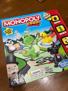 Monopoly Junior Board Game, Hobbies & Toys, Toys & Games on Carousell
