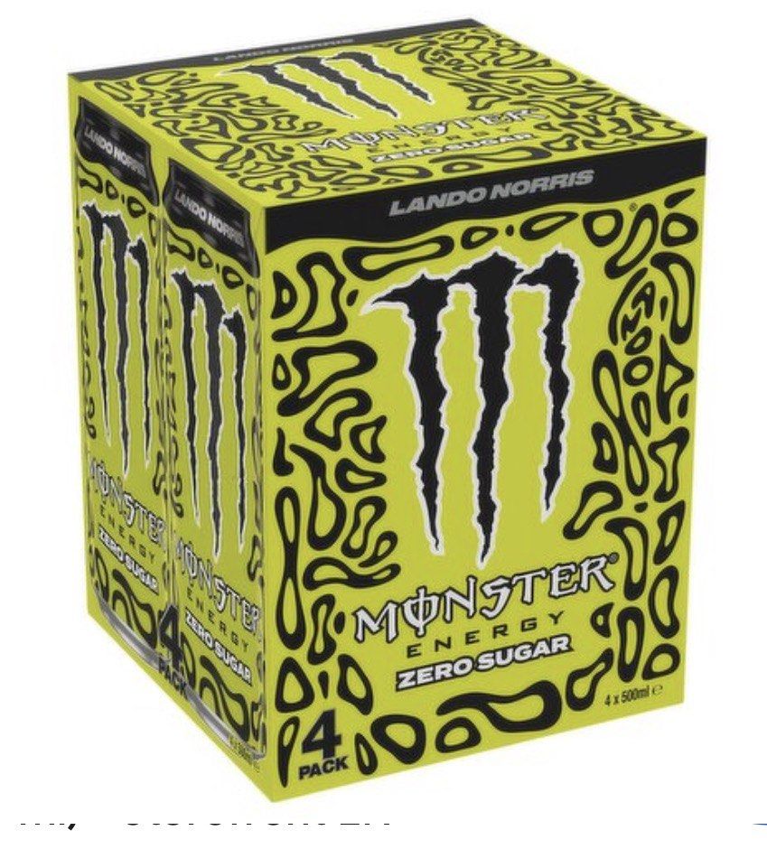 Rare Monster Energy Lando Norris 4-Pack, Food & Drinks, Beverages on ...