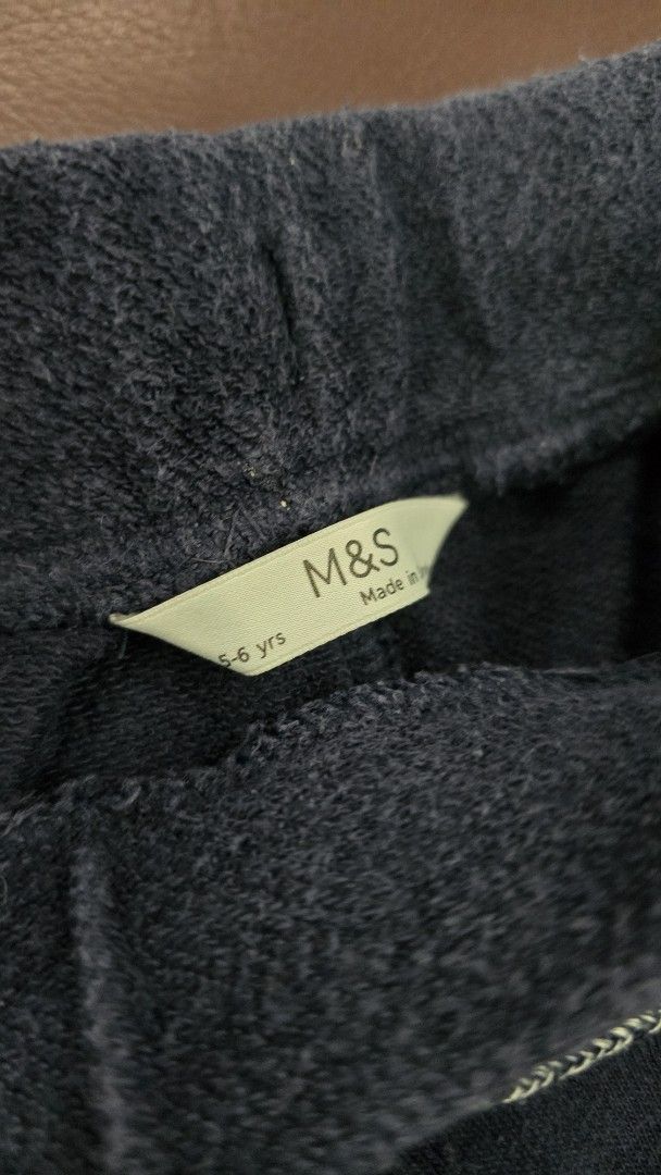 M&S Navy Blue Sweatpants 5-6 Years, Babies & Kids, Babies & Kids ...