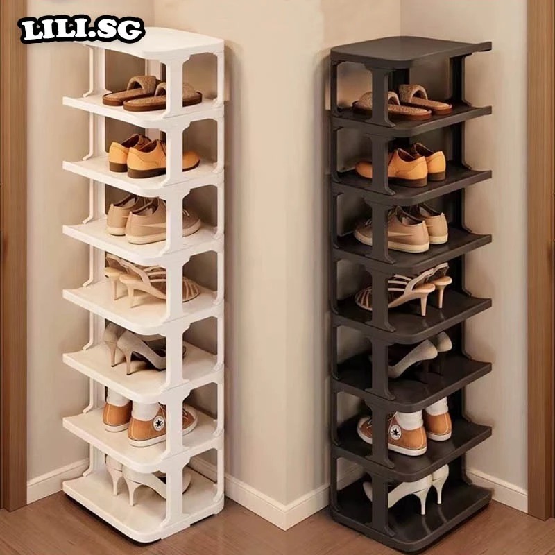 Multi-Layer Shoe Rack Plastic Simple Shoe Racks Space Saving DIY Shoe ...