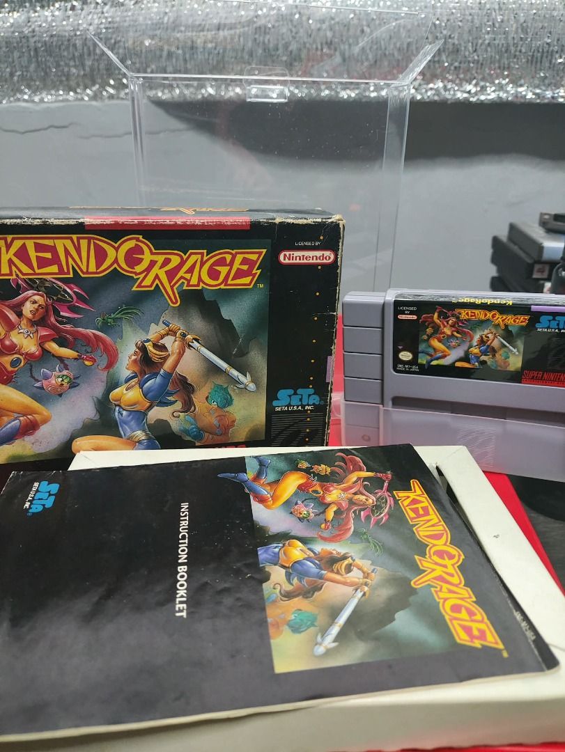 Kendo Rage - SNES Super Nintendo Entertainment System (CIB), Video ...