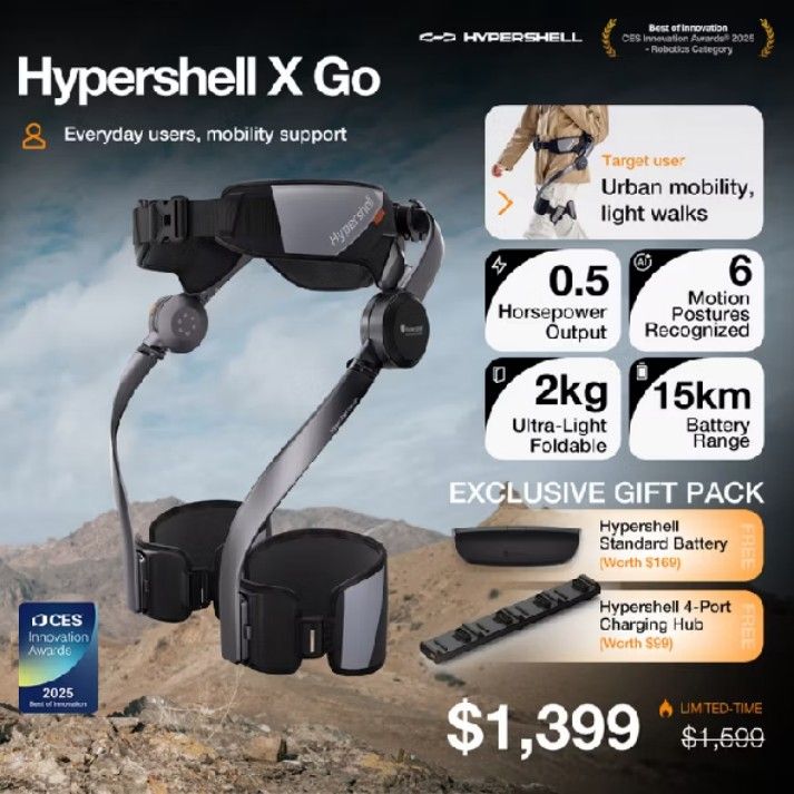 [New] Hypershell X Go | World's First Outdoor Exoskeleton | Physical ...