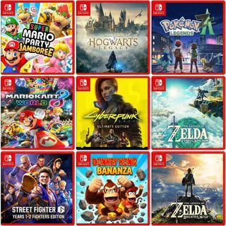 Nintendo Switch Games: Donkey Kong & Hogwarts Legacy, Video Gaming ...