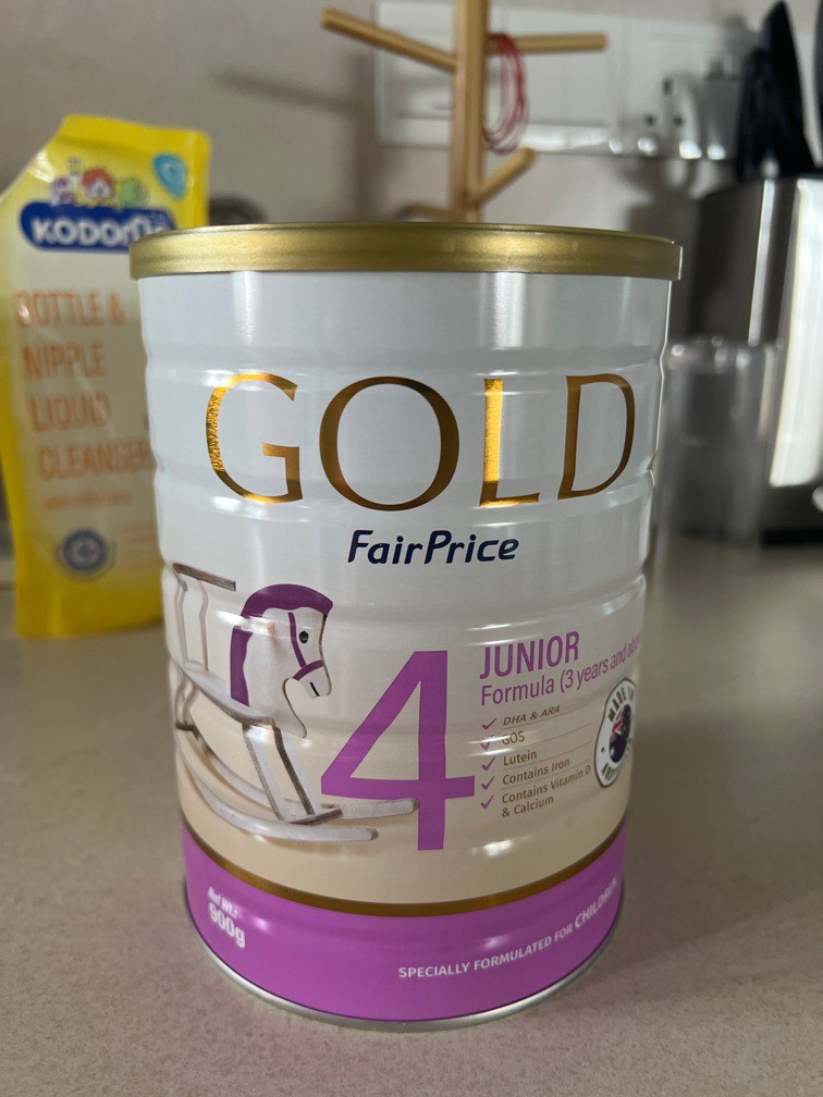 NTUC FairPrice Gold 4 milk powder, Babies & Kids, Nursing & Feeding ...
