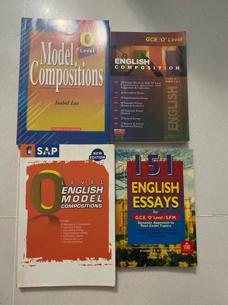 O Level English model compositions essays Books, Hobbies & Toys, Books ...