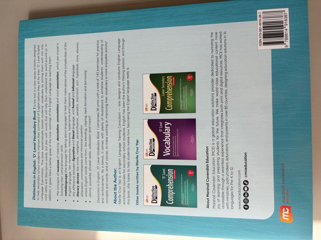 O Level English Vocabulary Practice Book, Hobbies & Toys, Books ...
