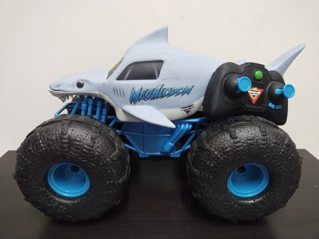 Official Monster Jam Megalodon Storm All-Terrain Remote Control RC ...