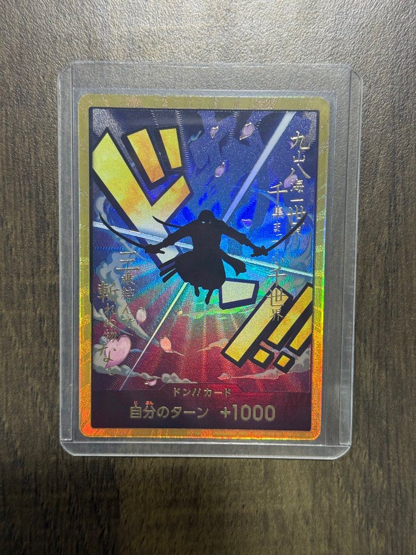 One Piece Card Game Zoro DON!! Card, Hobbies & Toys, Toys & Games on ...