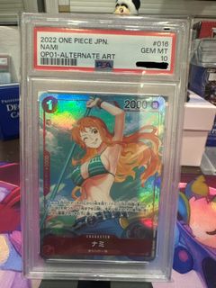 2024 One Piece JPN Nami Manga Alt Art PSA 10, Hobbies & Toys, Toys ...