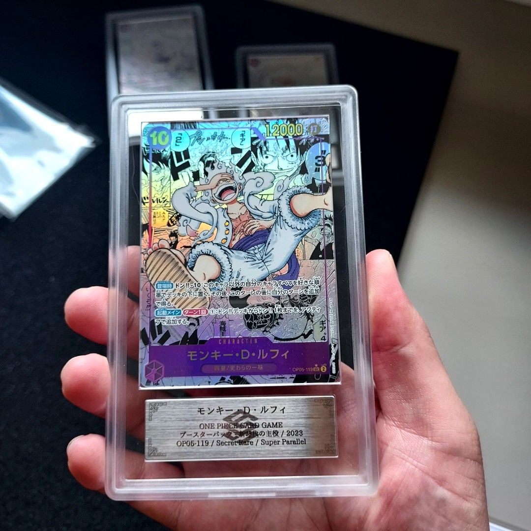One Piece Super Parallel OP05 Complete Set - Manga Silver Gold Luffy ...