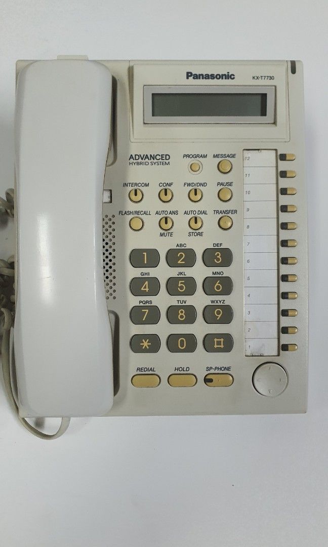 Panasonic Landline Phone Model : KX - T7730, Computers & Tech, Office ...
