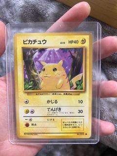 Rare!* [2] Vintage 1996 Pikachu 025 Base Set (Old Back) 1st Edition ...