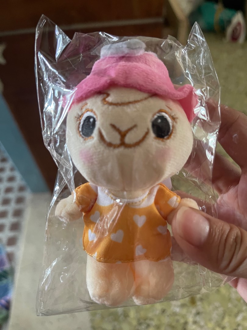 Becky Bunny Plush Key Chain , Hobbies & Toys, Toys & Games on Carousell