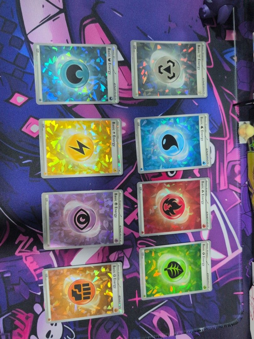 Pokemon Basic Energy Cards - Holo, Hobbies & Toys, Toys & Games on ...