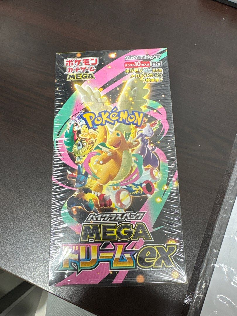 Pokemon Card Game Seal MEGA Dream EX Booster Box, Hobbies & Toys, Toys ...