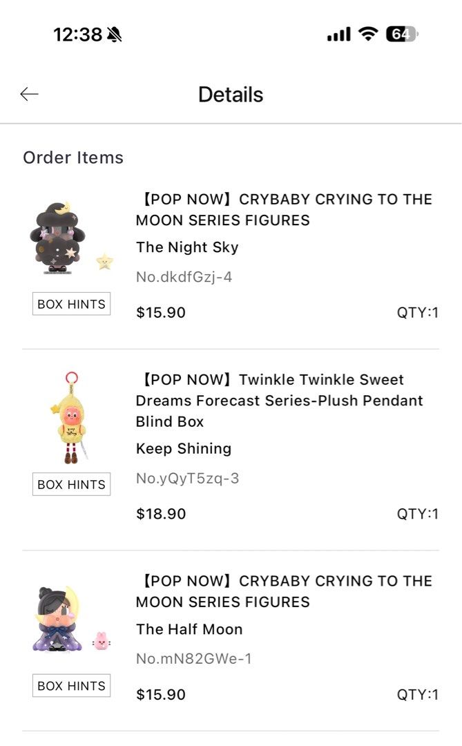 WTT/WTS Crybaby Crying to the Moon Series & Twinkle Twinkle Blind Box ...