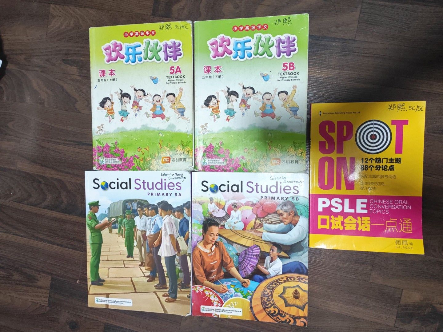 Primary 5 TBs - Higher Chinese 5A/B , Social Studies 5A/B , spot on ...
