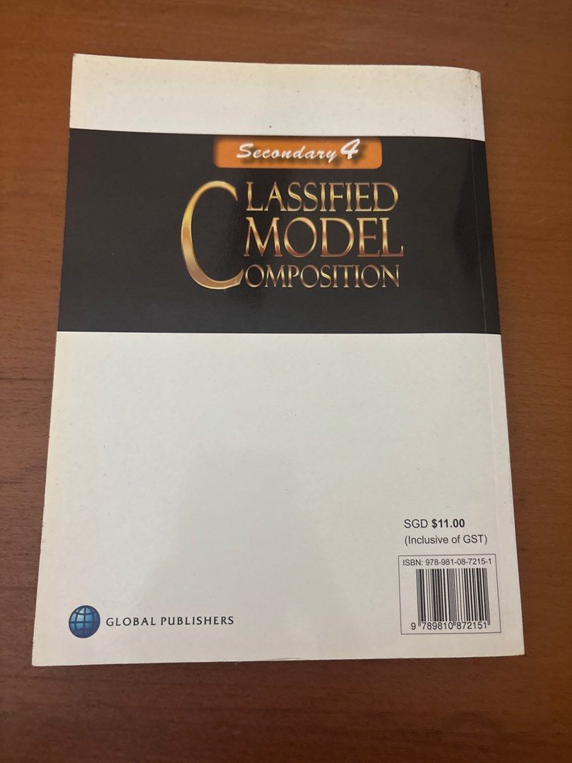 Secondary 4 Classified Model Composition Textbook, Hobbies & Toys ...