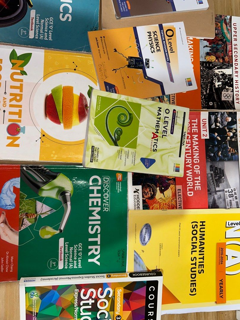 Secondary School and N Level Textbooks, Hobbies & Toys, Books ...