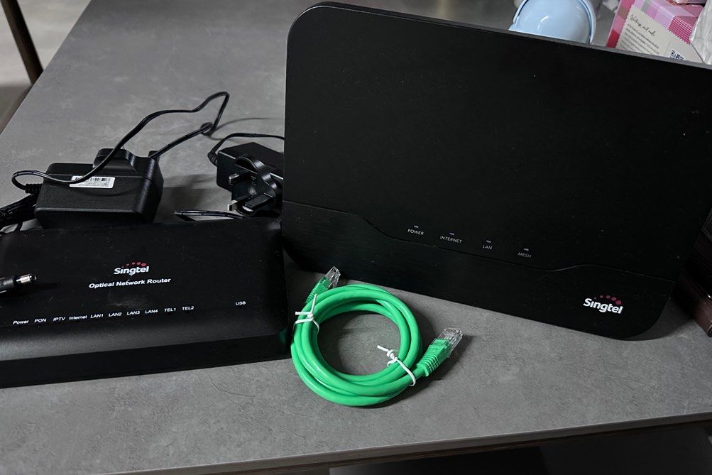 Singtel Router, ONT and cable, TV & Home Appliances, TV & Entertainment ...