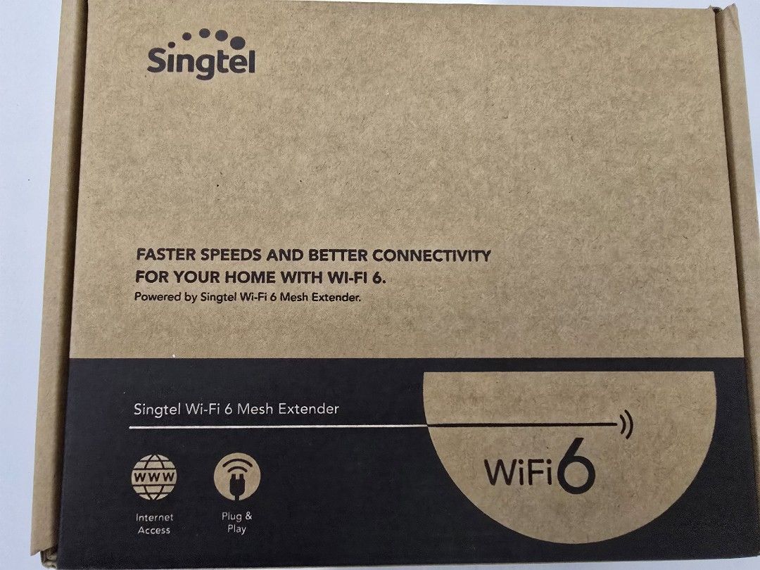 Singtel, wifi 6, mesh extender, TV & Home Appliances, Other Home ...