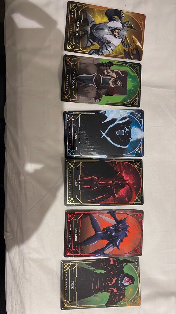 Solo Leveling Promo cards! Only 10 different collectible cards ...