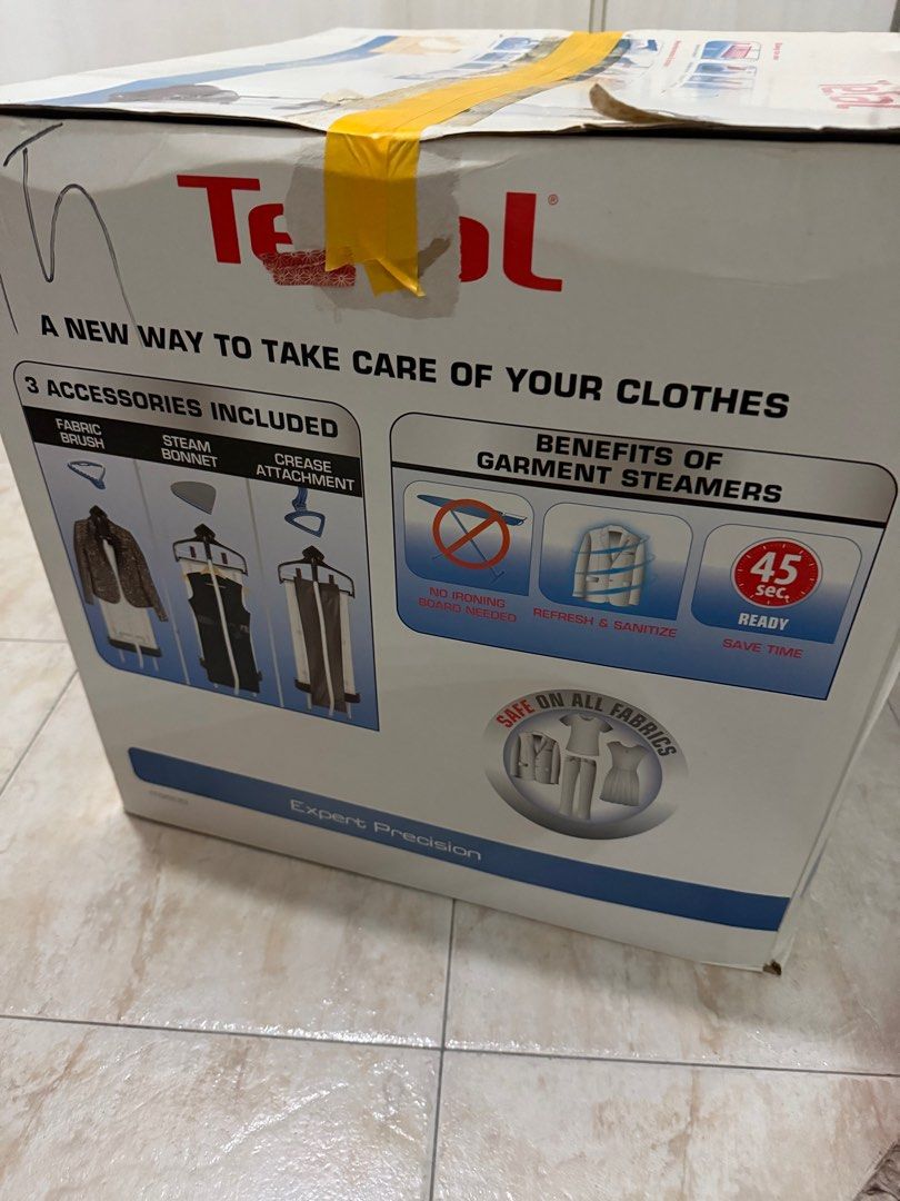 Tefal clothes steamer, TV & Home Appliances, Irons & Steamers on Carousell