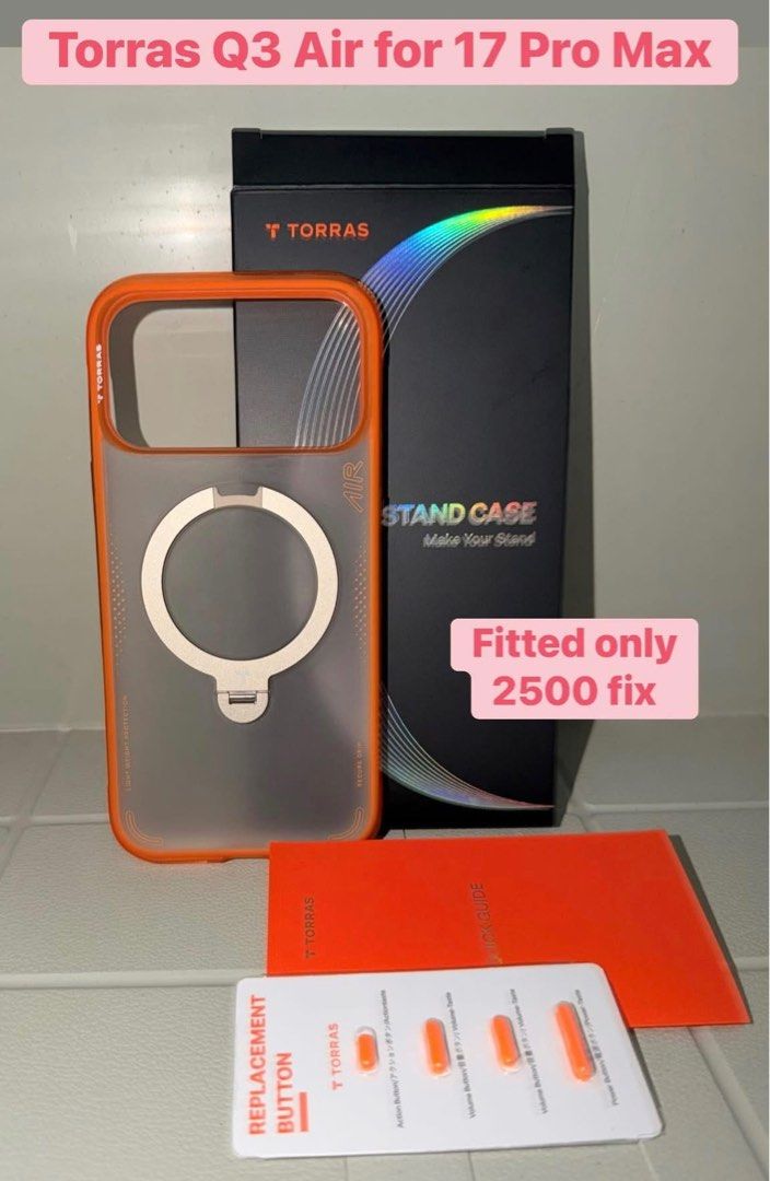 Torras Q3 Air for 17 Pro Max, Mobile Phones & Gadgets, Mobile & Gadget ...