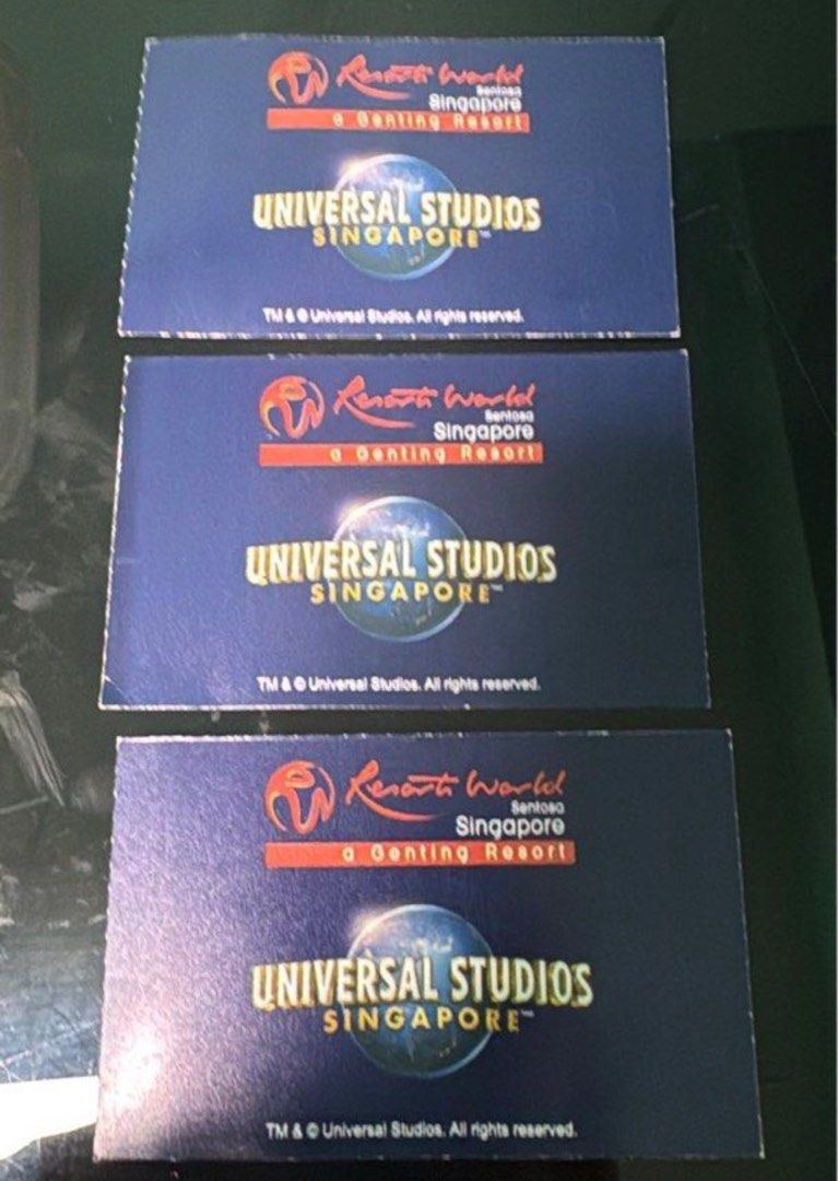 Universal Studios Singapore Tickets - Child & Adult, Tickets & Vouchers ...