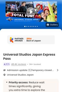 uss express pass (5 jan 2026), Tickets & Vouchers, Local Attractions ...