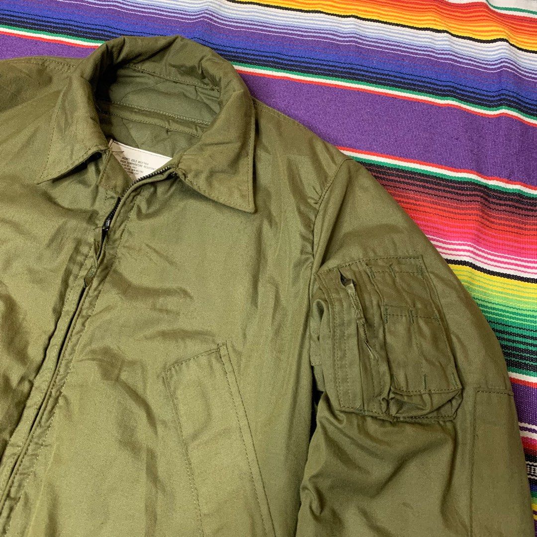 [BOOKED] Vintage CVC Tanker Jacket 80s US Army Issued Bomber us army ...