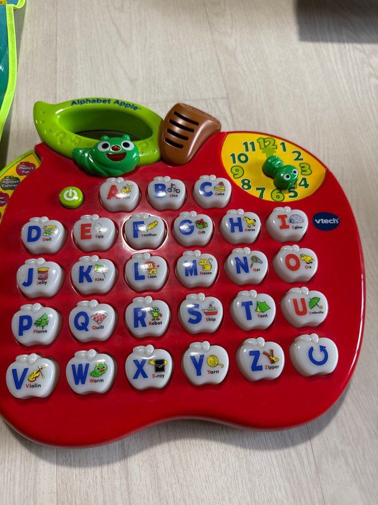 Vtech alphabet apple, Babies & Kids, Infant Playtime on Carousell