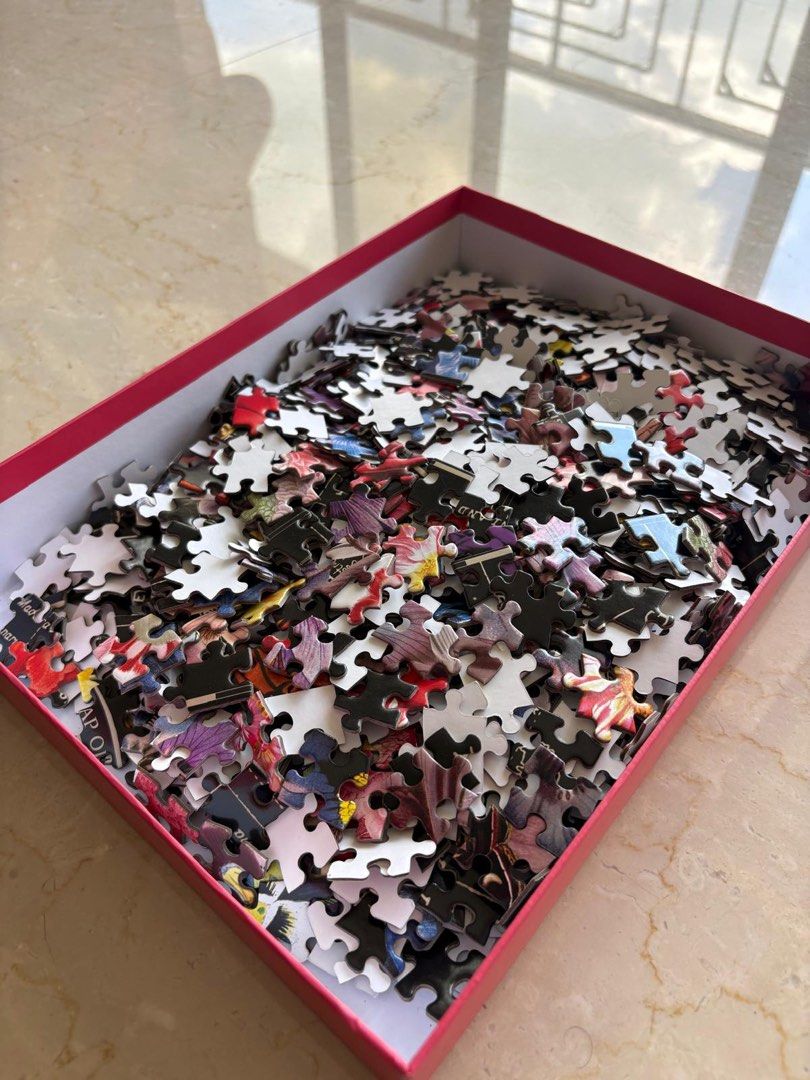 1000 Piece Floral World Map Jigsaw Puzzle, Hobbies & Toys, Toys & Games ...