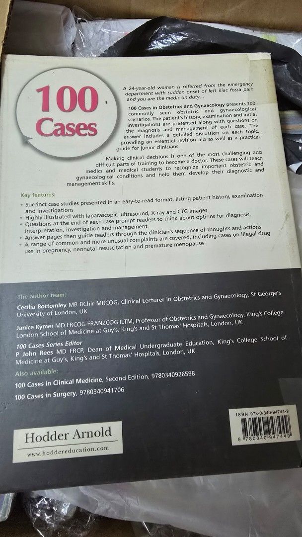 100 Cases in Obstetrics and Gynaecology, Hobbies & Toys, Books ...